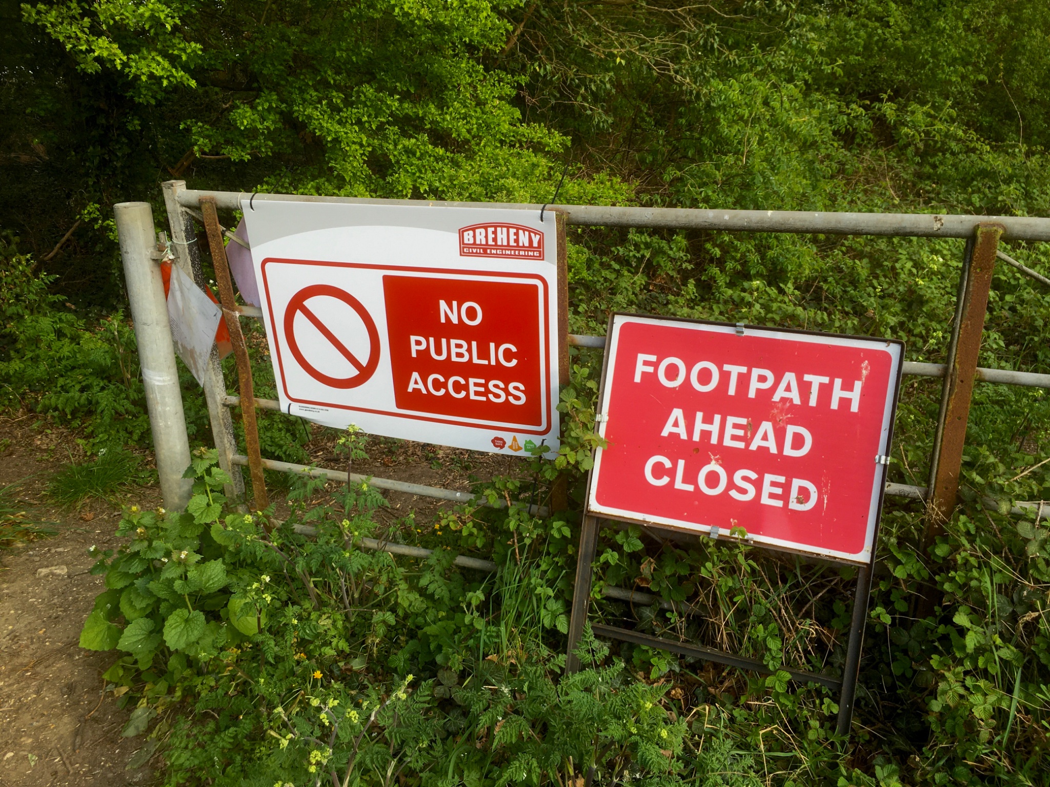 TEMPORARY CLOSING OF THORLEY FOOTPATHS 1 AND 3 | Bishop's Stortford ...